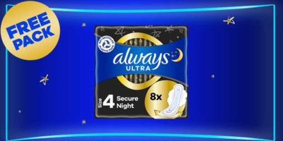 Free Pack of Always Night Pads | Freebie List